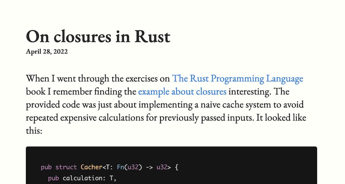 Antonio Díaz · On Closures In Rust